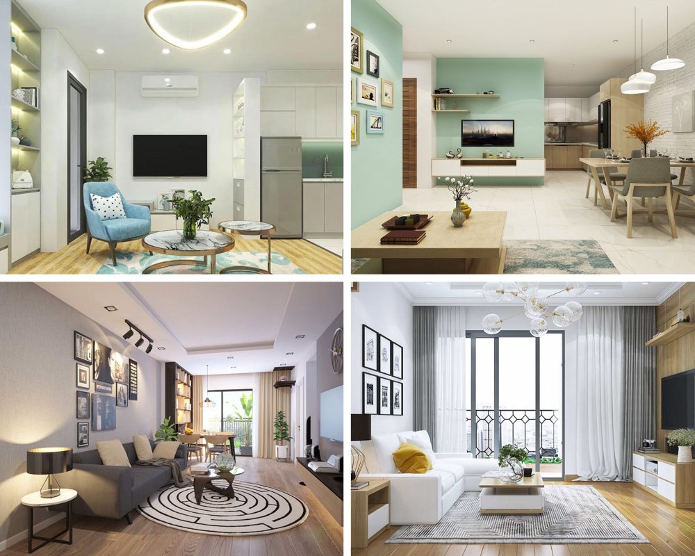 15+ Mẫu thiết kế nội thất chung cư 65m2 đẹp | Báo giá từ A-Z